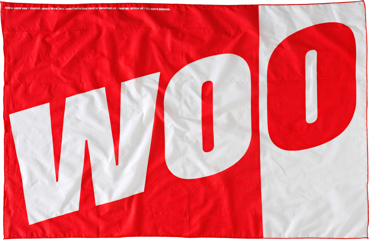 WOO Scarf/Flag — SHIN SHIN